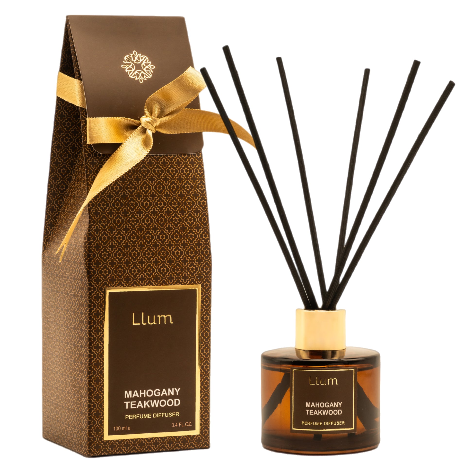 Mahogany Teakwood Reed Diffuser - LLUM